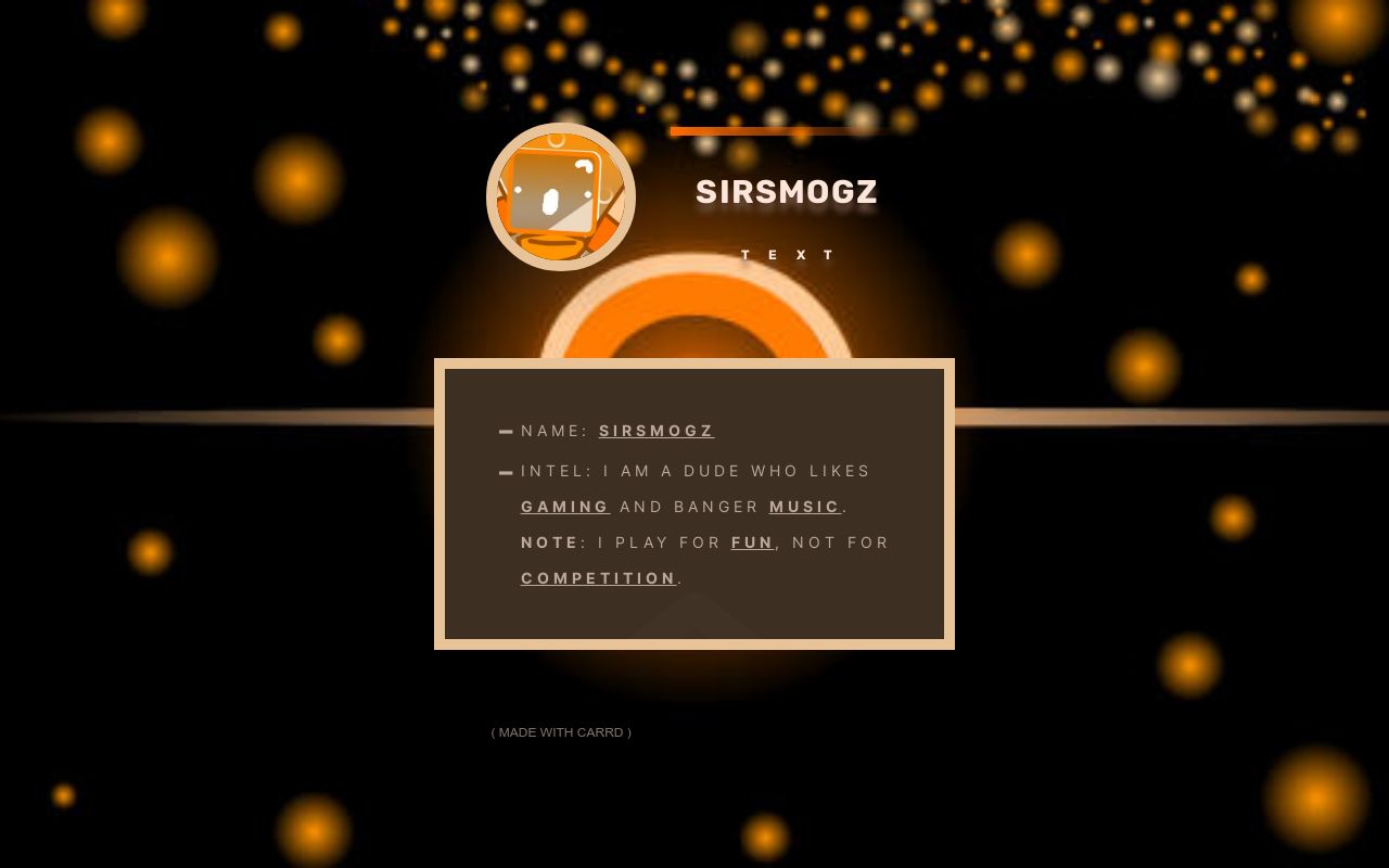 The SirSmogz Website